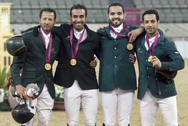 Triple Gold for Qatar, Double Gold for Emirates Saudi Arabia Take Team ...