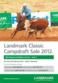 2012 Landmark Classic Campdrafting and Sale Takes Over AELEC