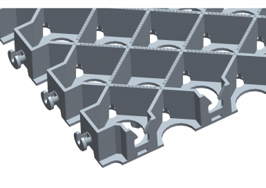 Galahad Diamond Grid Panels - the Perfect Wet Weather Solution!